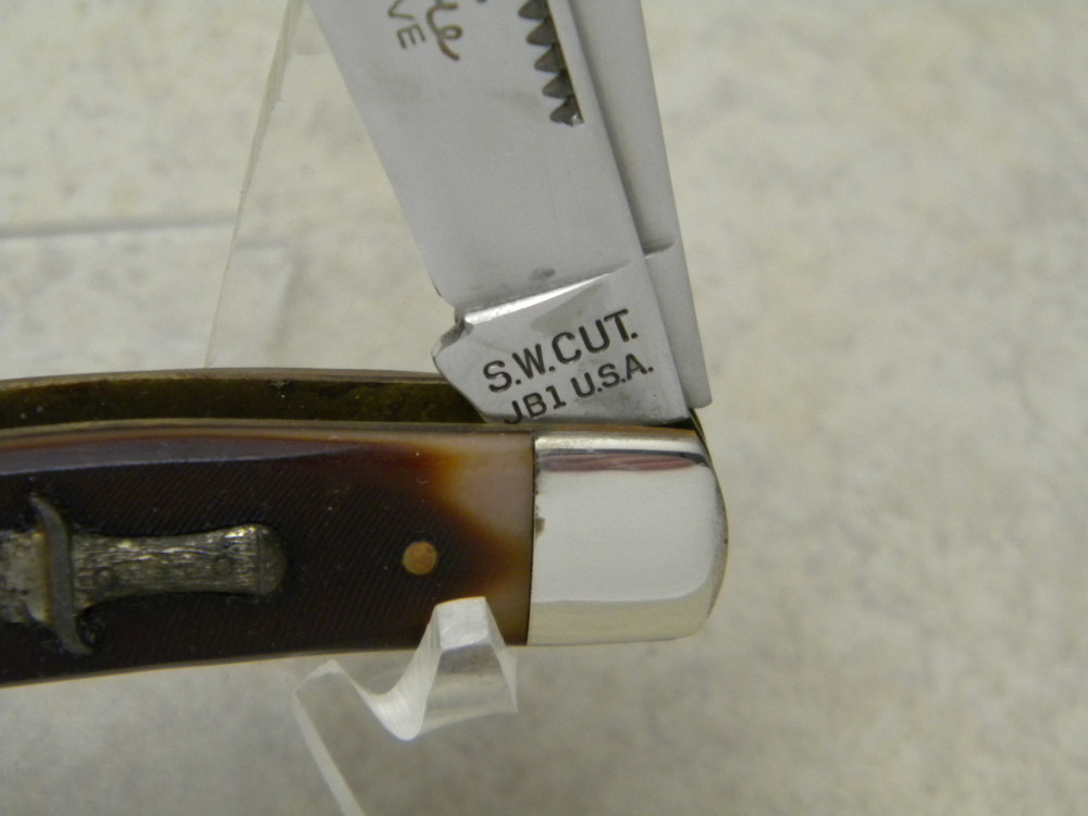 SW CUT USA (Schrade) JB1 Jim Bowie Comm. Lmtd. Edition Delrin Stockman ...