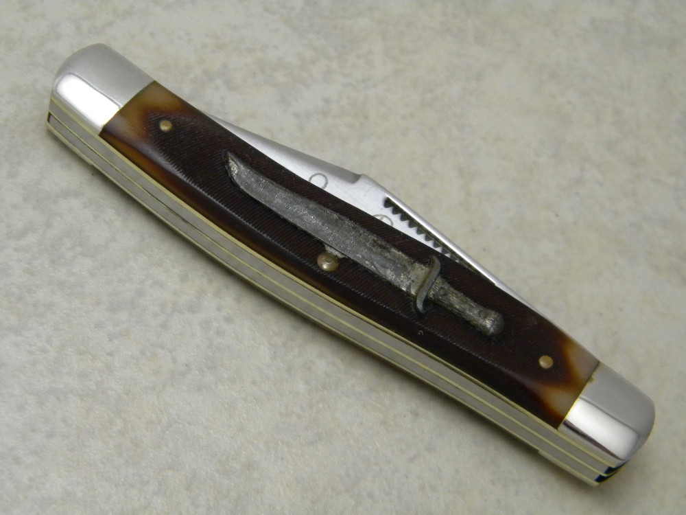 SW CUT USA (Schrade) JB1 Jim Bowie Comm. Lmtd. Edition Delrin Stockman ...