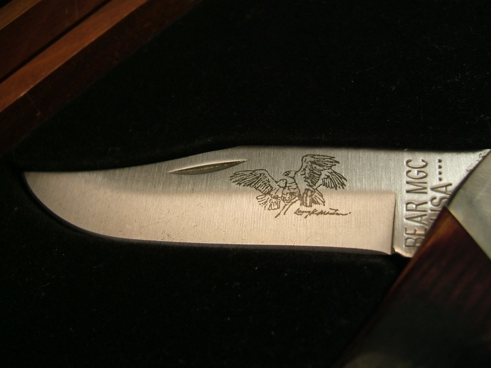 BEAR MGC U.S,A. WILDLIFE SERIES LIMITED EDITION FOLDING LOCKBACK KNIFE ...