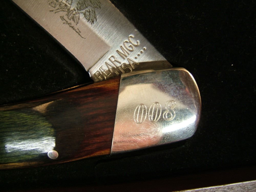 BEAR MGC U.S,A. WILDLIFE SERIES LIMITED EDITION FOLDING LOCKBACK KNIFE ...