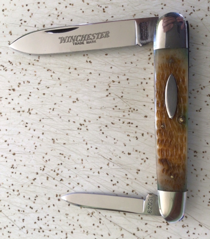 VINTAGE BONE CASE/WINCHESTER CLASSICS 1990 62091 LARGE SLEEVEBOARD ...