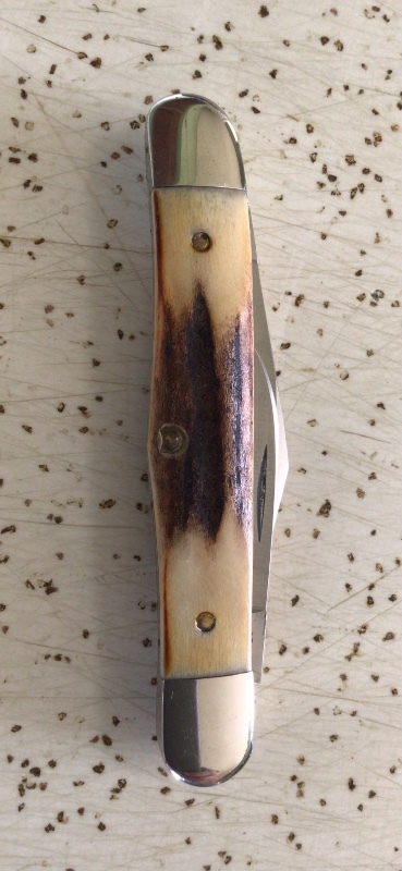 VINTAGE STAG CASE XX 5208 1980 75th ANNIVERSARY HALF WHITTLER POCKET ...