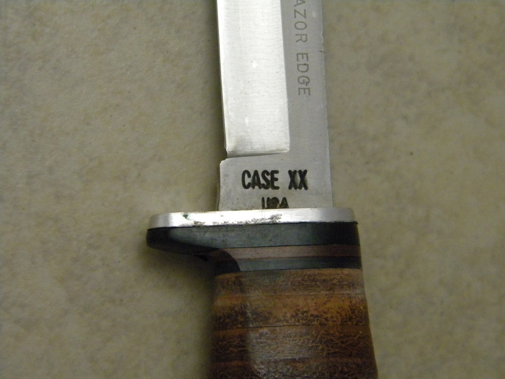 Case XX USA 1965-69 Stacked Leather 3 FINN Tested XX Razor Edge Fixed ...