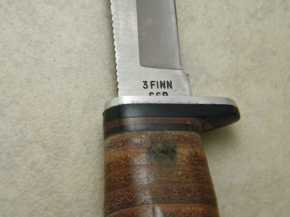 Case XX USA 1965-69 Stacked Leather 3 FINN Tested XX Razor Edge Fixed ...