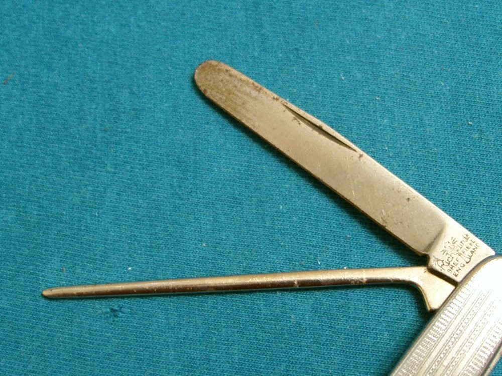 RICHARDS SHEFFIELD ENGLAND PIPE TOOL KNIFE SCRAPER TAMPER PICK FOLDING ...
