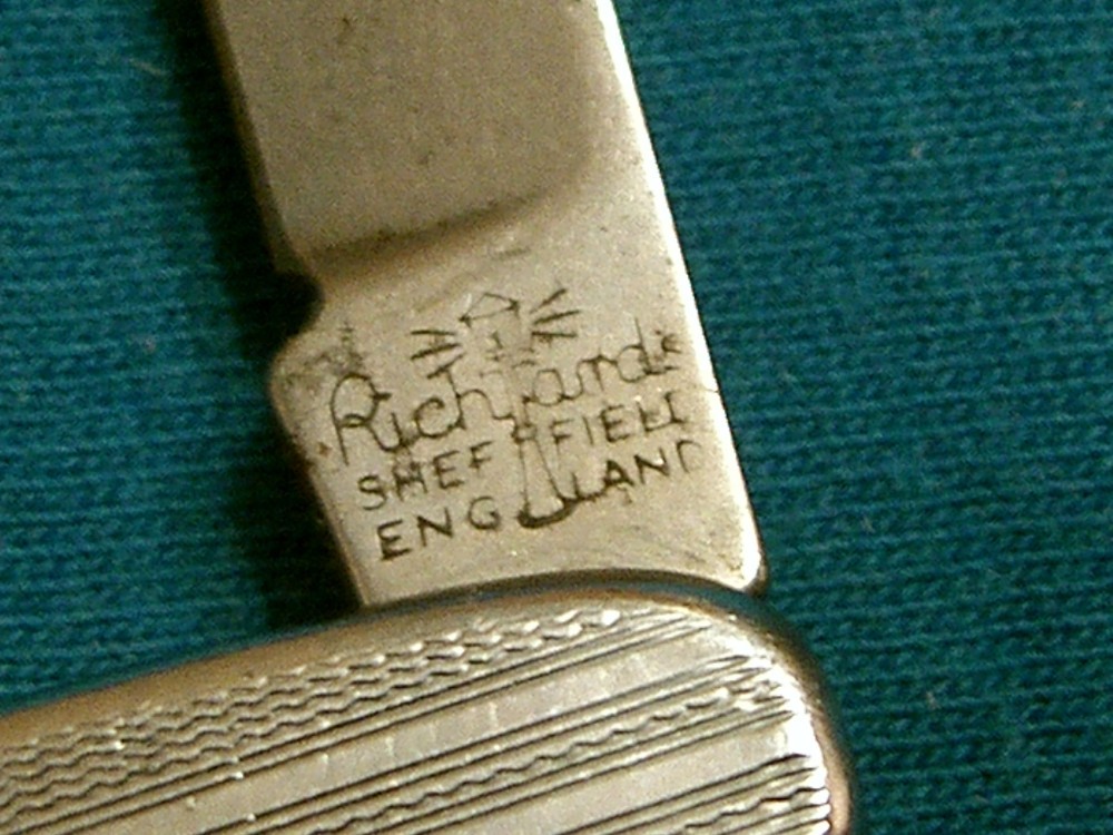 RICHARDS SHEFFIELD ENGLAND PIPE TOOL KNIFE SCRAPER TAMPER PICK FOLDING ...