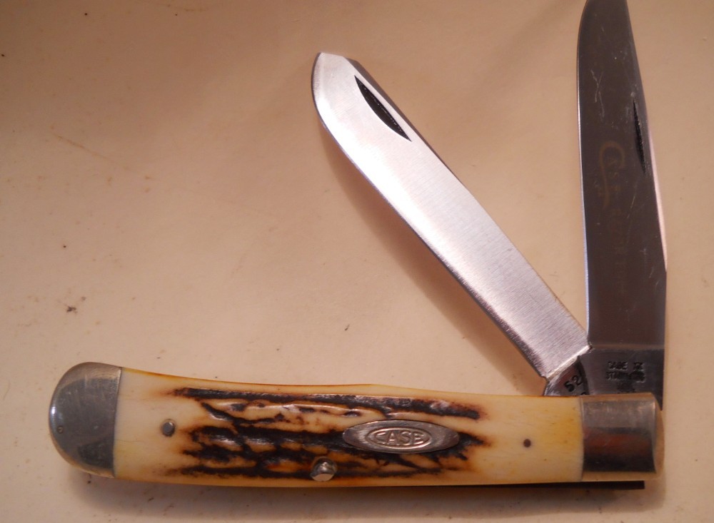 1976 Case 5254 Stag Trapper Knife