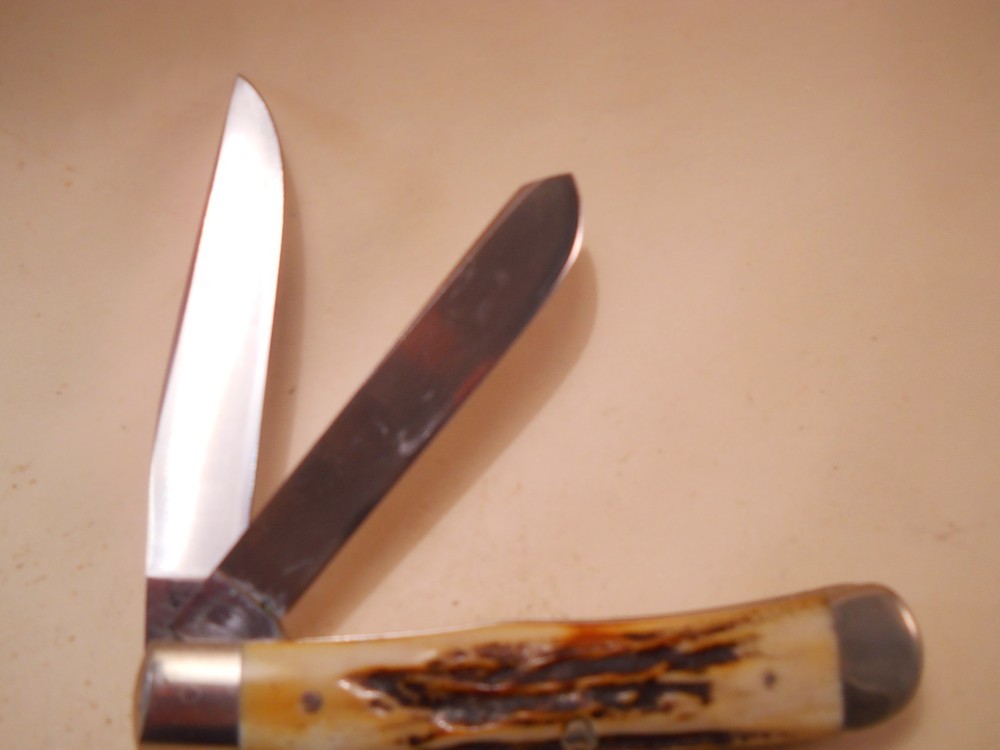 1976 Case 5254 Stag Trapper Knife