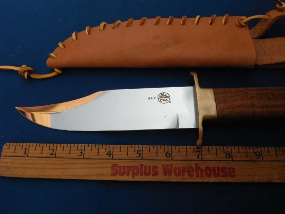 Connecticut Valley Arms/CVA Bowie knife 7". With Sheath, Camp Knife ...