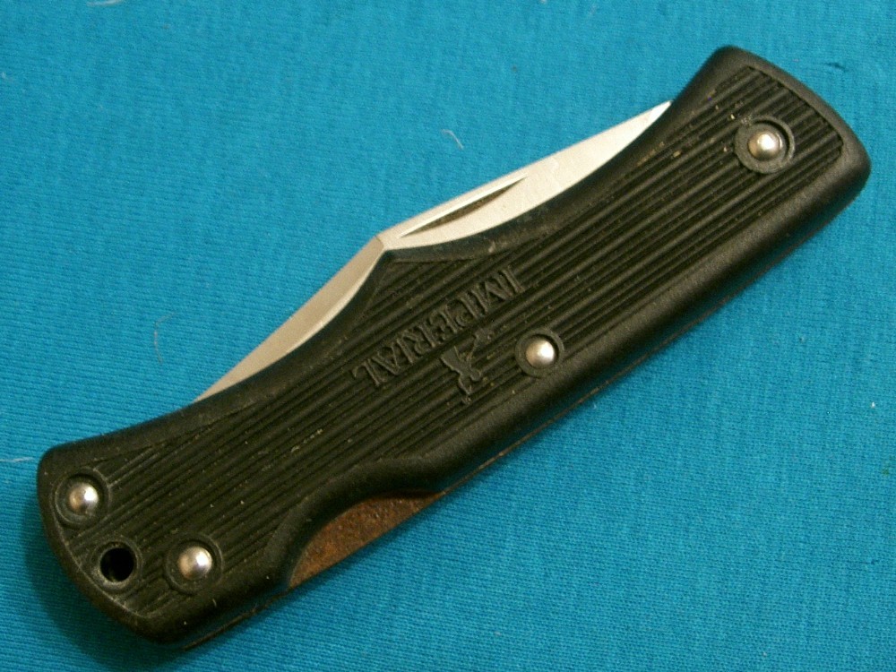 IMPERIAL IRELAND NRA STAINLESS LOCKBACK CAMPING SURVIVAL FOLDING HUNTER ...