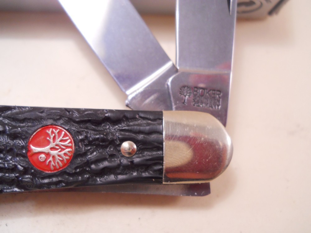 German Boker Red Shield Knife Stockman Box