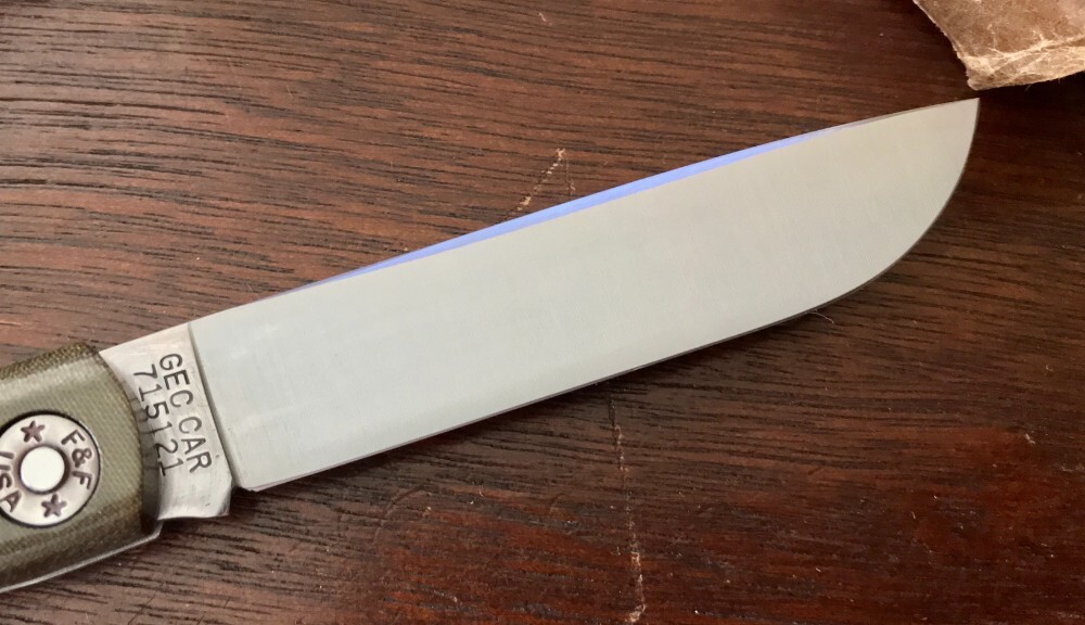 Great Eastern Cutlery Farm & Field 715121 Bullnose, Green Linen Micarta ...