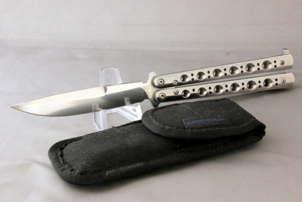 BENCHMADE Model 62 BALISONG Butterfly Knife with Original Nylon Sheath ...