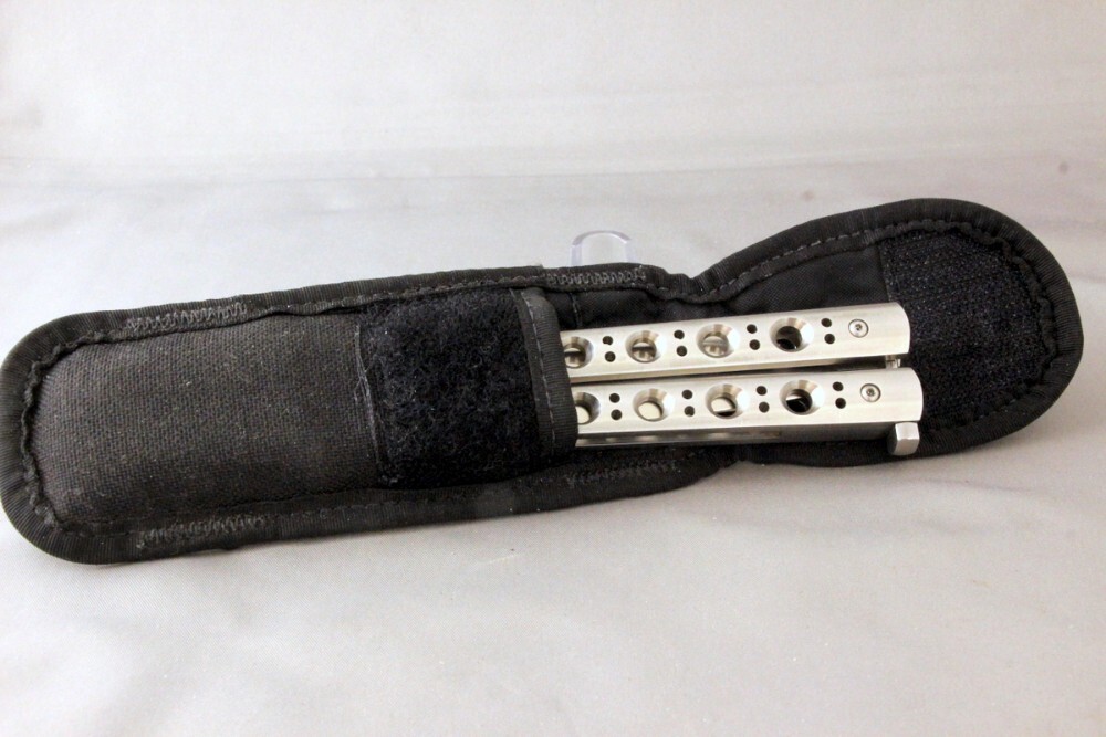 BENCHMADE Model 62 BALISONG Butterfly Knife with Original Nylon Sheath ...