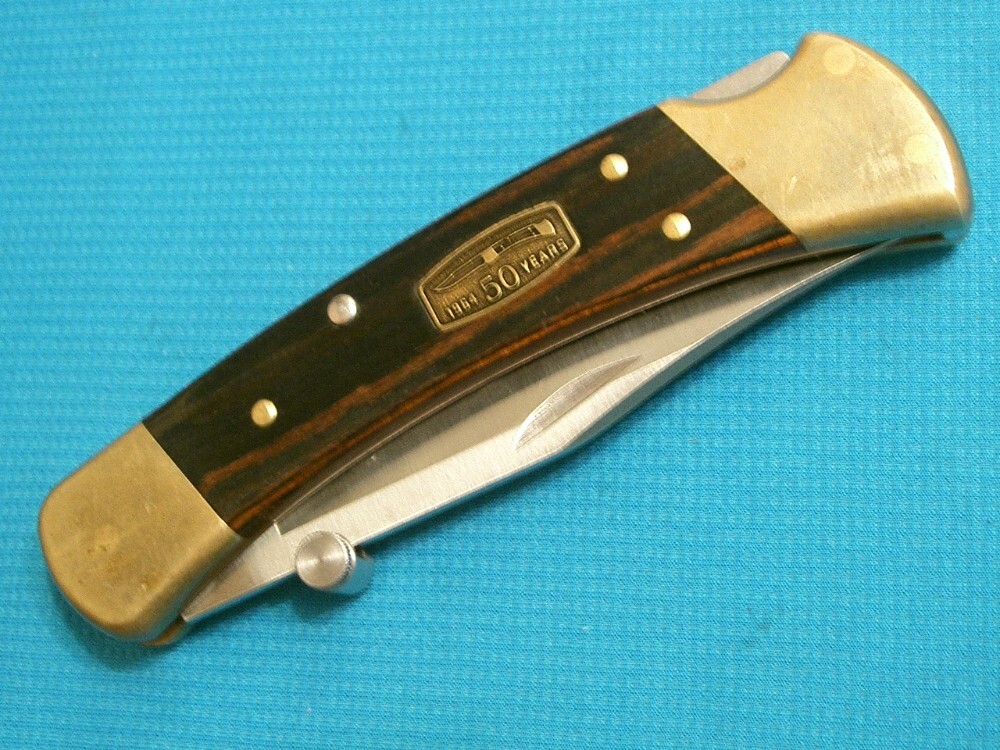 BUCK 110 USA 50TH ANNIVERSARY LOCKBACK FOLDING HUNTER HUNTING SKINNING ...