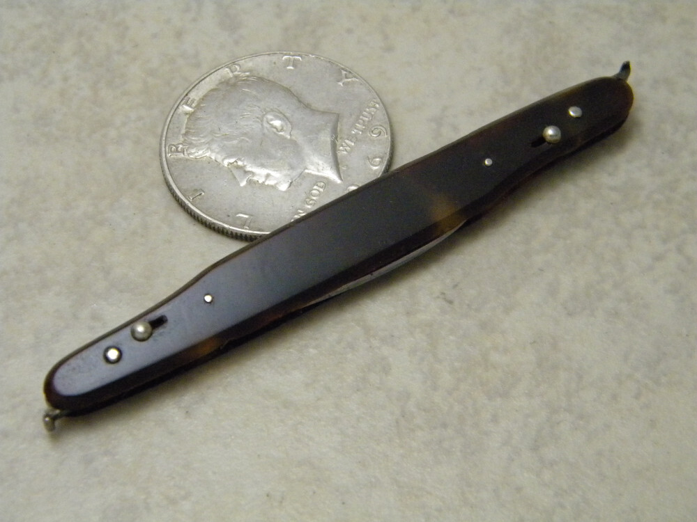 Shepard & Dudley Tortoise Shell Scalpel Knife