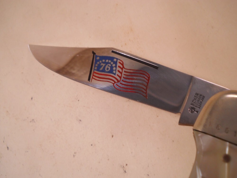 German Boker Bicentennial Folding Hunter Knife