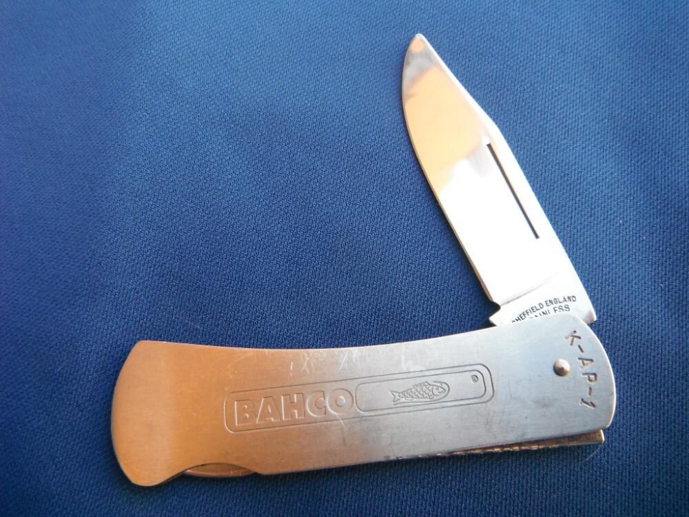BAHCO K-AP-1 Stainless Steel folding lock-back pocket knife Made in ...