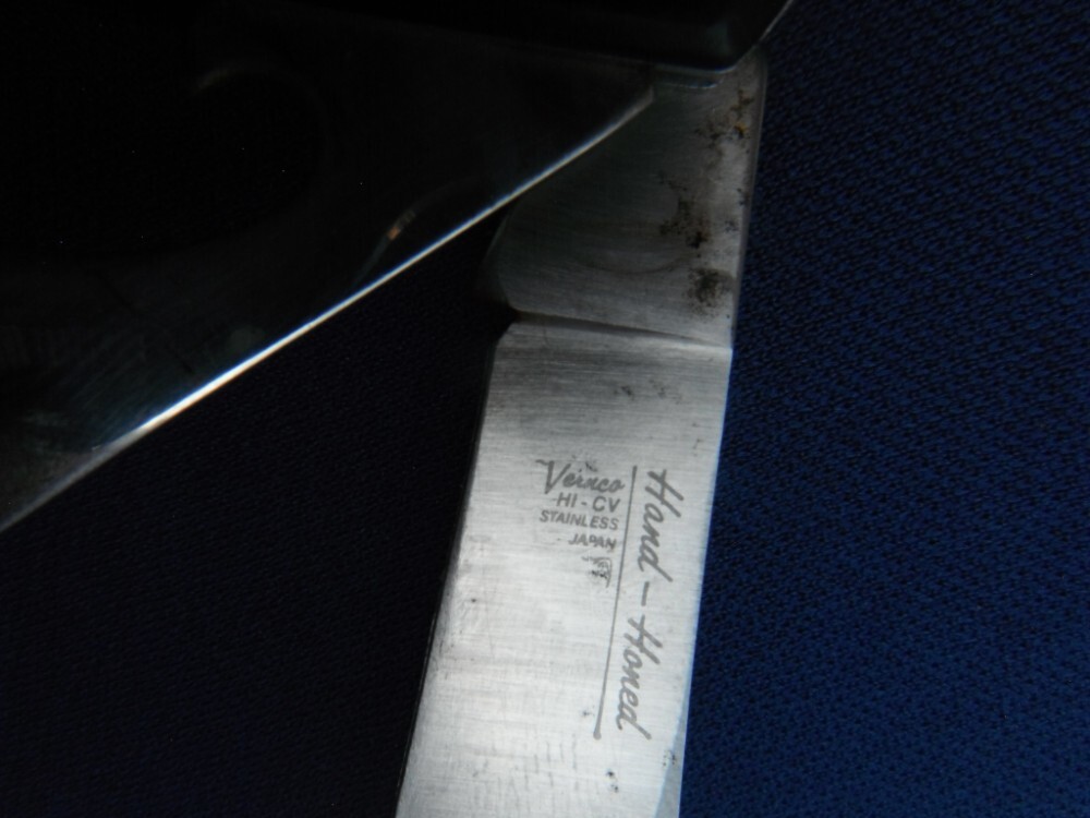Vernco Hand-Honed Hi-CV Japan Two Blade Fishing Pocket Knife. Made in ...