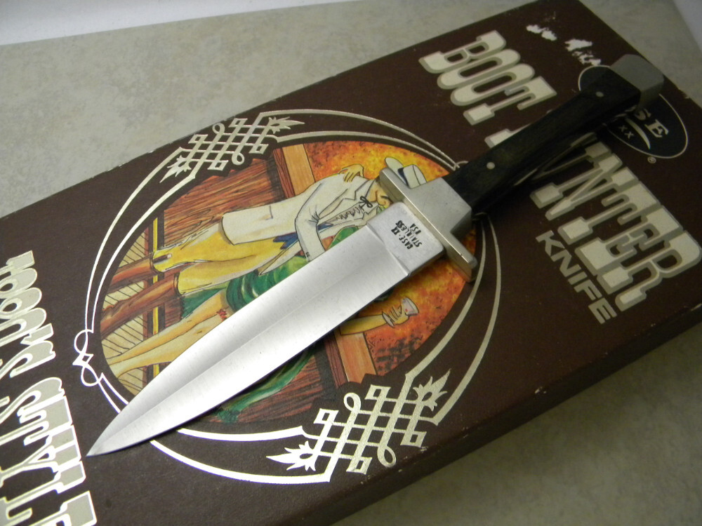 Case XX SS USA 10 Dot (1980) Wood P62-4 1/2 Boot Hunter Fixed Blade ...