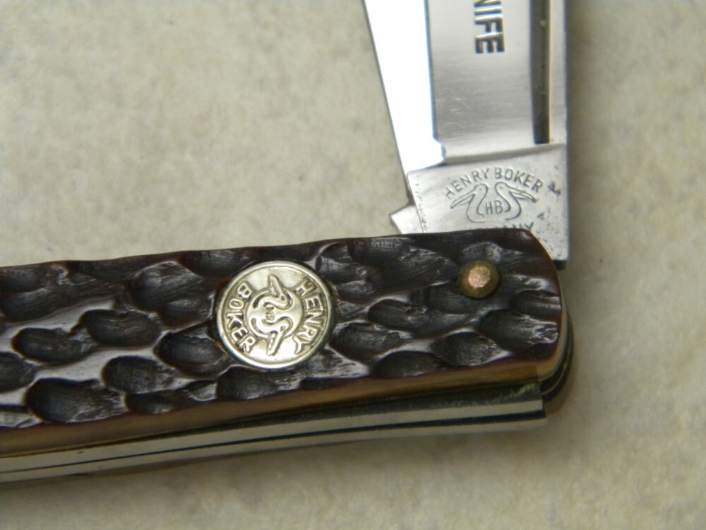 Henry Boker Germany Bone Premium Stock Knife