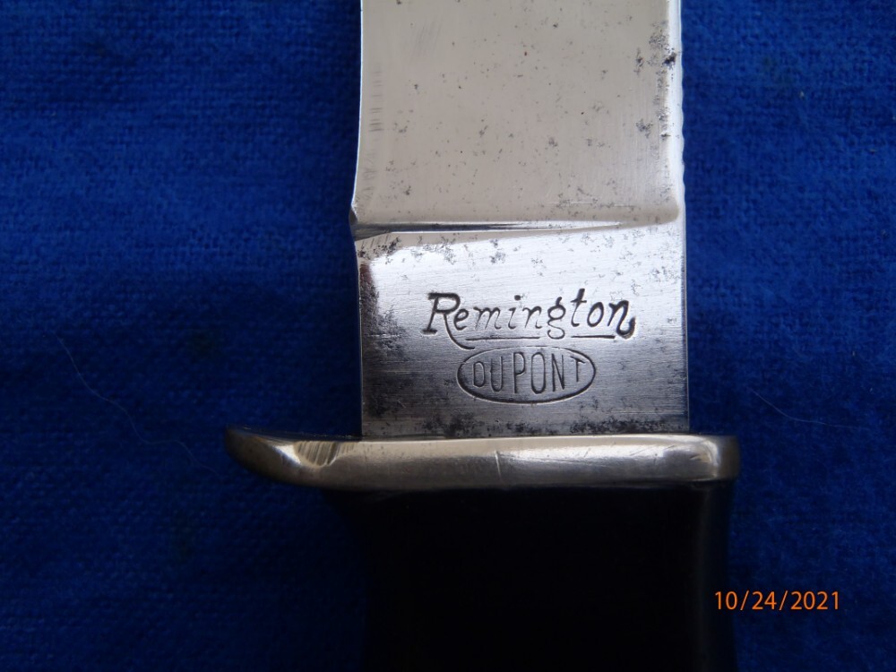 Remington RH-28 Dupont Hunting Knife Hard Rubber Handle