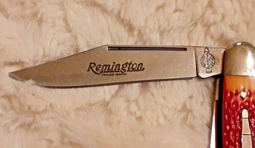 Vintage Rare Remington New Tang Stamp Series Stockman Made In Madison N ...