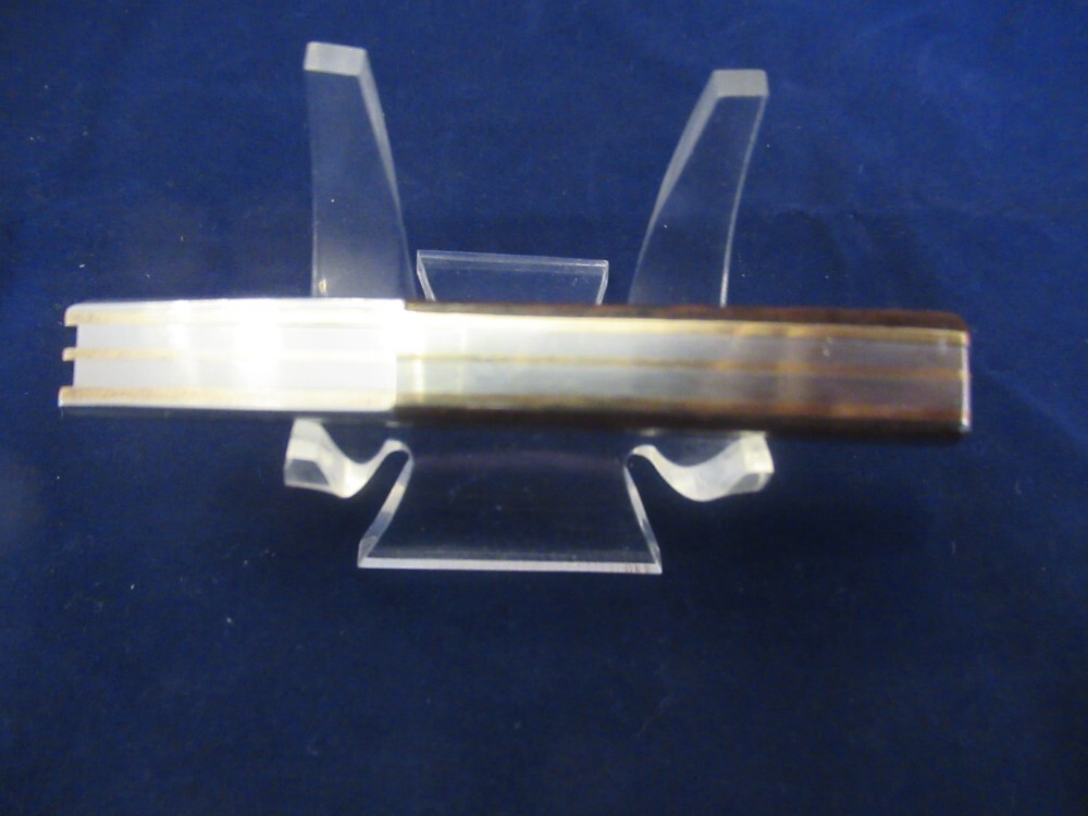 Gerber Wood Handle Stockman Silver Knight