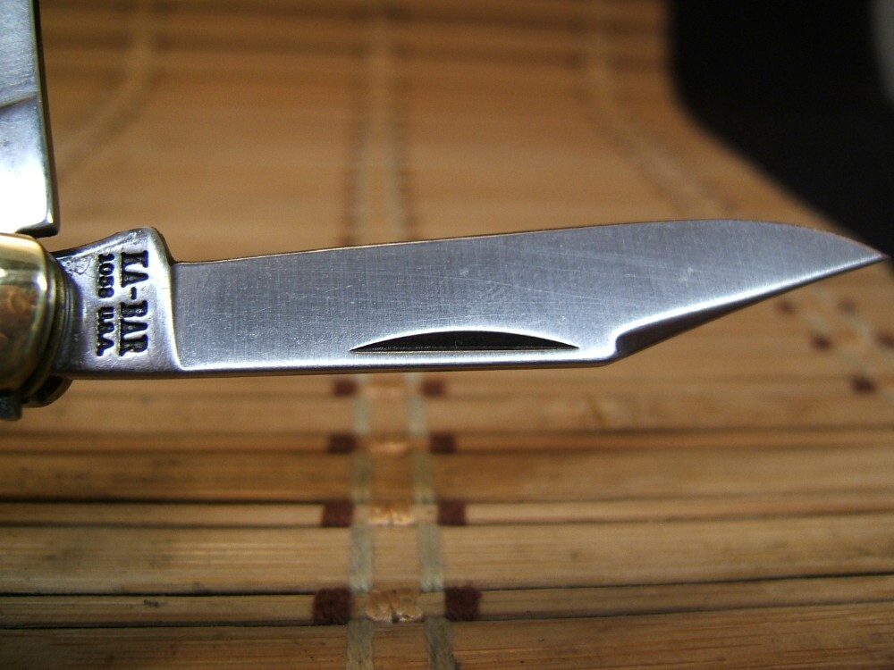 KA-BAR NO. 1058 U.S.A. VINTAGE 1980'S MINT DOUBLE BLADE TRAPPER NEVER ...