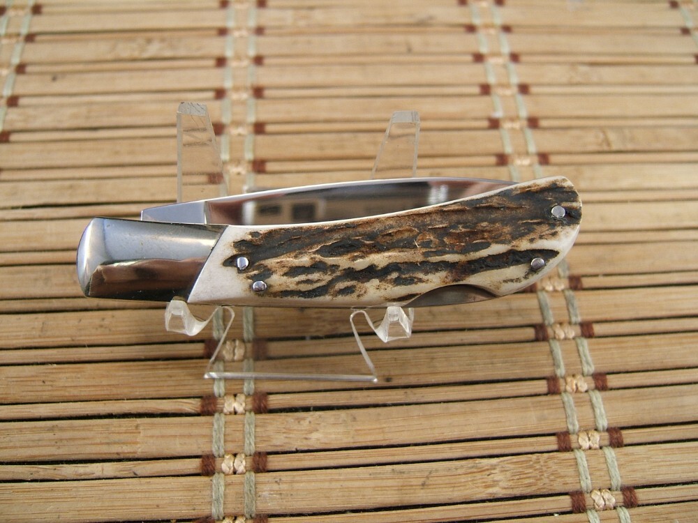 FOX-N-HOUND MADE IN ITALY VINTAGE GENUINE STAG HORN NEW IN ORIGINAL BOX ...