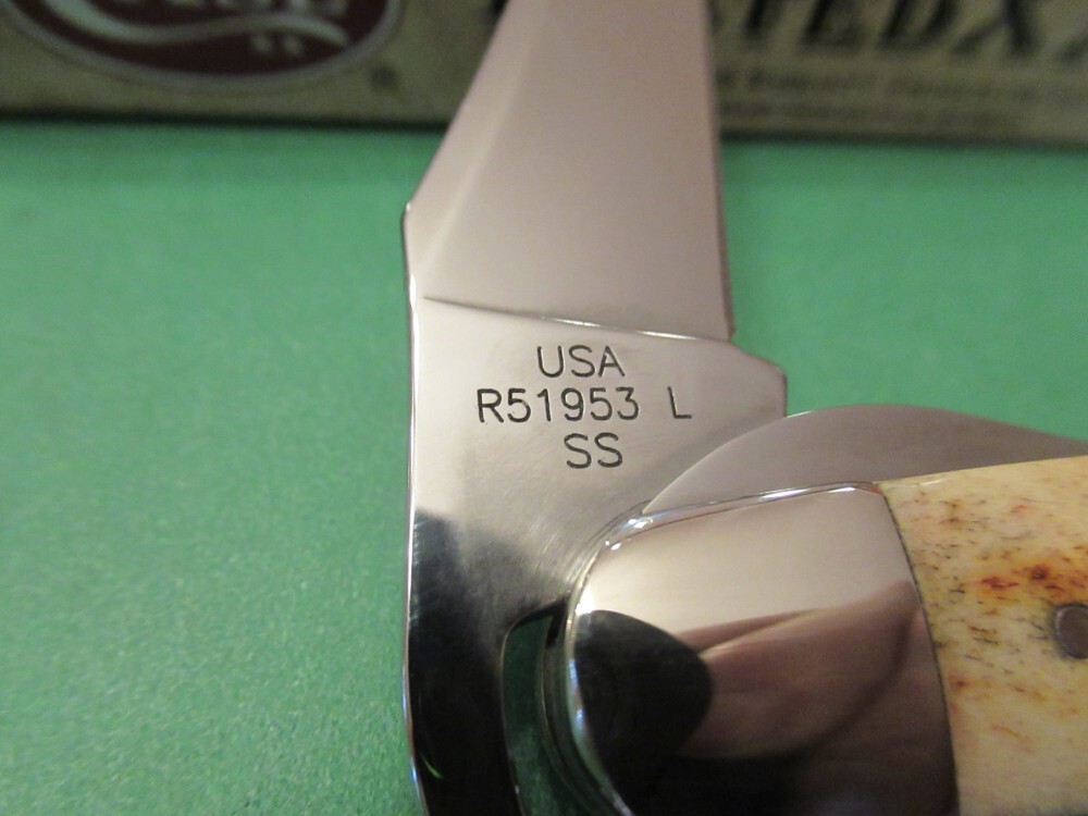 Case XX 2010 Second Cut Red Stag Russlock Pattern # R51953L SS