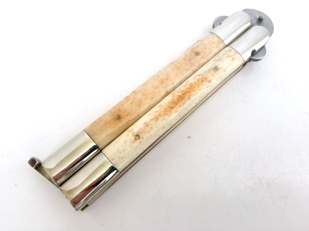 Vintage Parker 1573 Bone Balisong Japan New