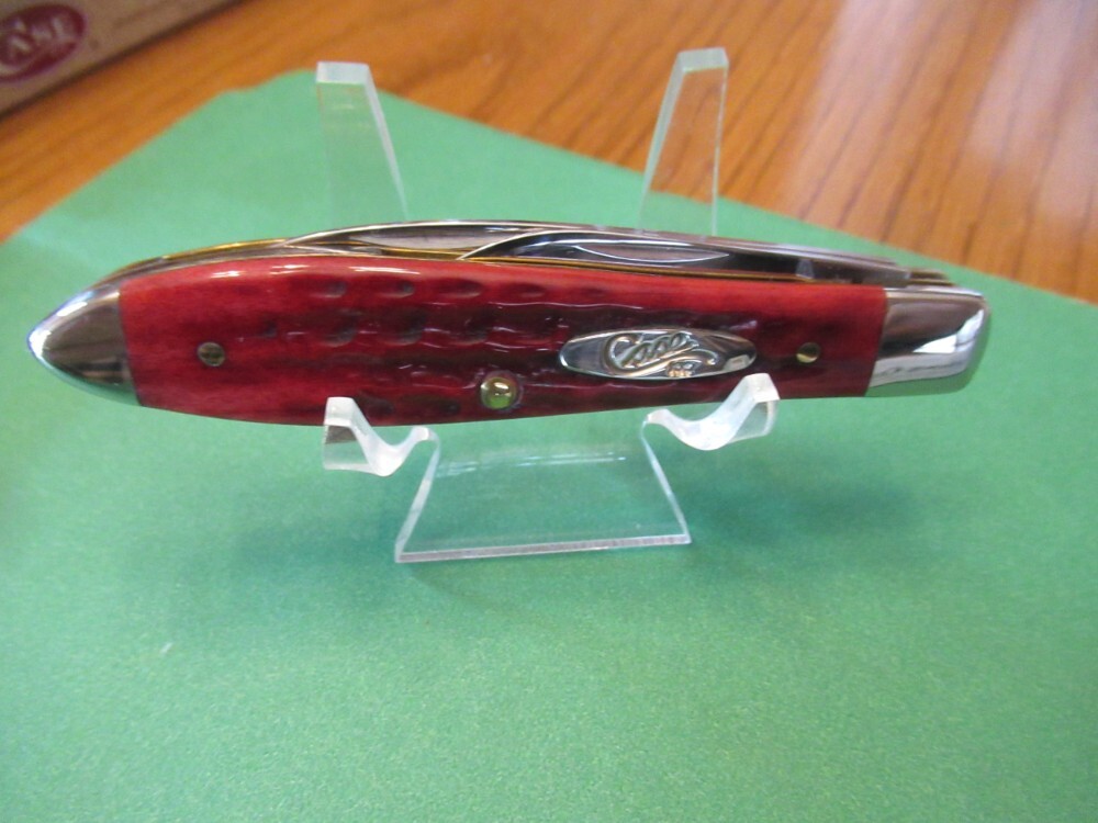 Case XX 2014 Red Bone Teardrop Jack Pattern # 62028 SS