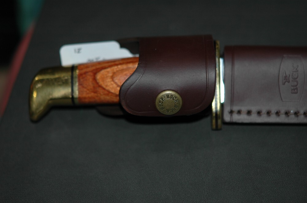 New Buck 119 with Leather Sheath
