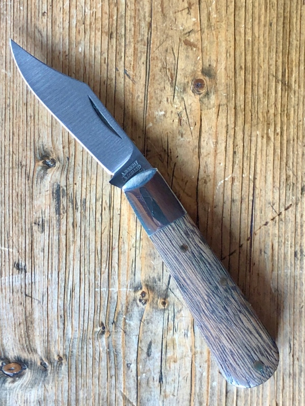 A. Wright & Son, England Traditional Barlow Knife with Rosewood Scales ...