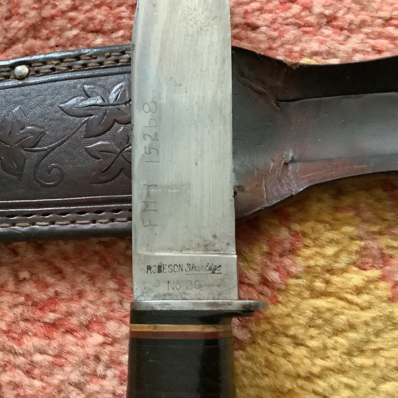 Robeson Shuredge WW 11 USN Fighting Knife #20