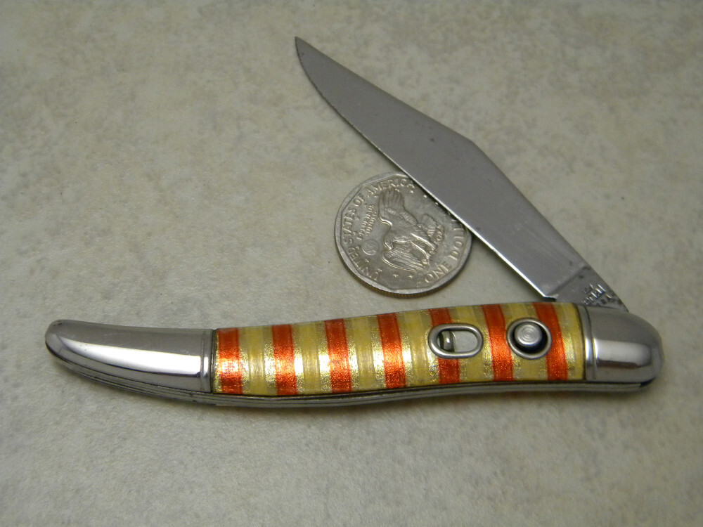 Imperial USA Candy Stripe Switchblade Knife