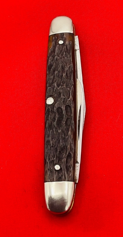 Vintage CATTARAUGUS CUTLERY CO 2-Blade Equal End Pen Folding Pocket ...