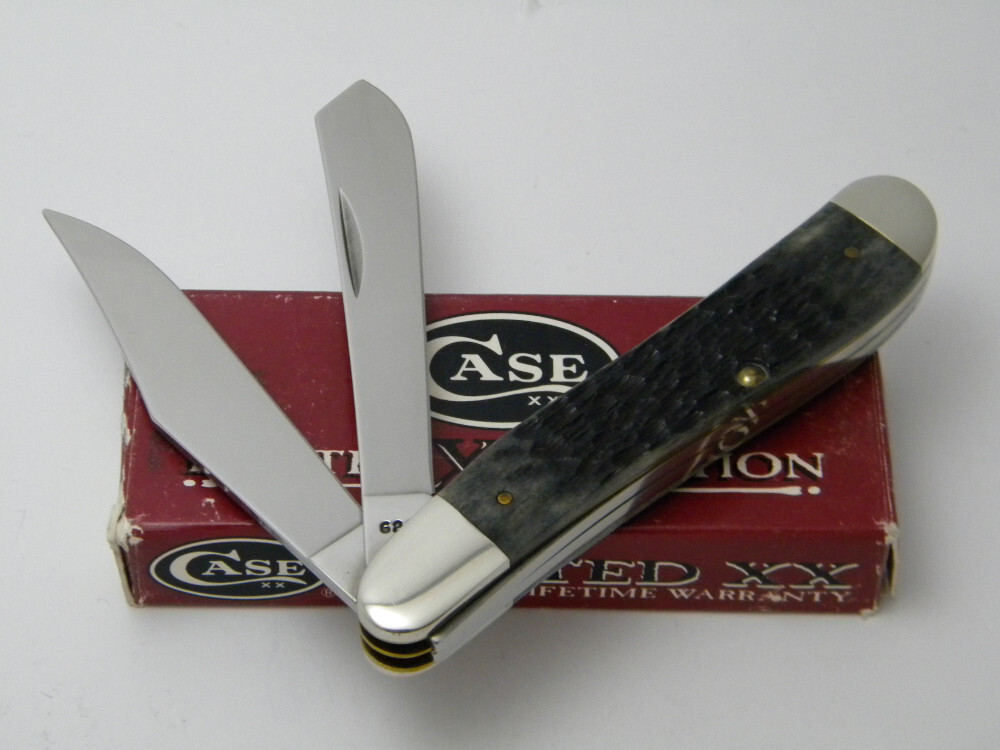 Case XX USA 6240 1998 Limited Edition Dark Black Rogers Bone Dogleg ...