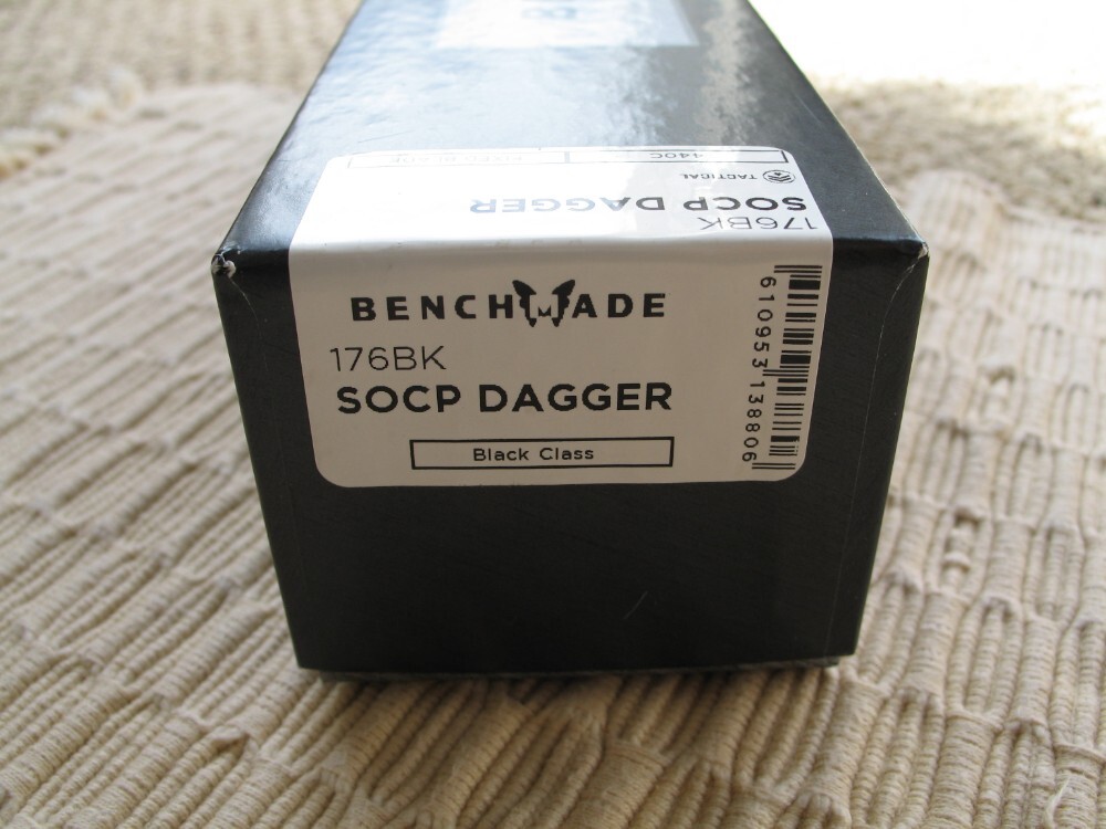 Benchmade SOCP DAGGER 176BK - NIB