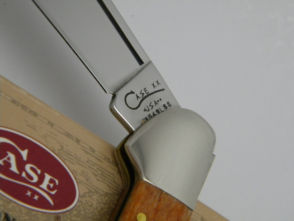 Case XX USA 1998 61549L Chestnut Bone Bone Copperlock Knife in Box
