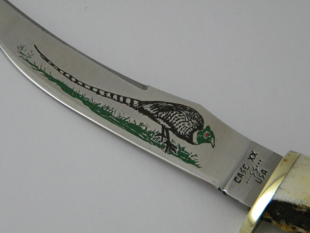 Case XX USA 1984 Stag 523-3 1/4 Small Game Fixed Blade Sheath Knife in ...