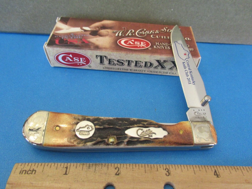 Case XX 2011 Stag TrapperLock Pattern # 5154L SS For CKKC