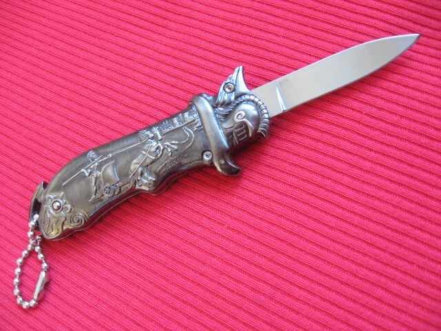 Older OTF Mini Keychain Switchblade Knife