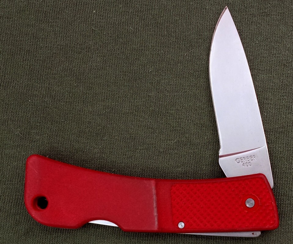 Gerber LST 400 Red light weight lock back