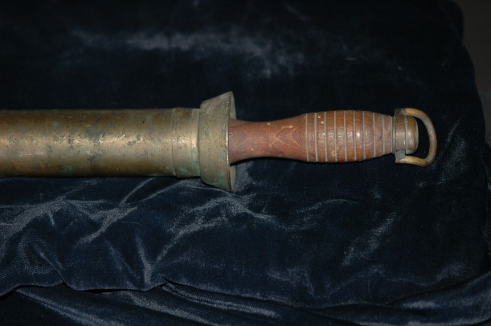 Vintage WW2 Navy Military Divers Knife with Brass Sheath - Vince