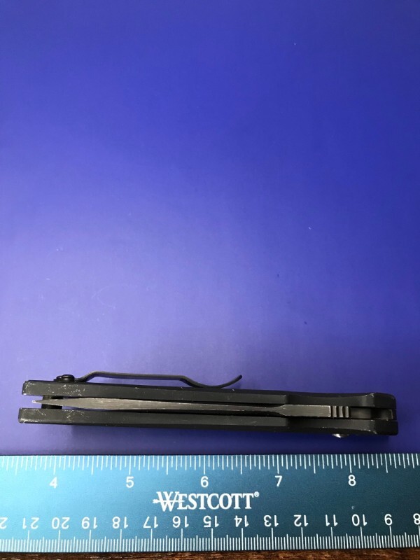 Benchmade 9100 Auto Stryker Knife (3.6" Black Combo)