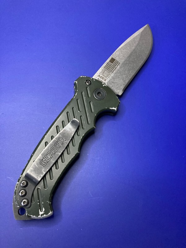 Gerber Auto 06 10th Anniversary Automatic Knife Aluminum Scales