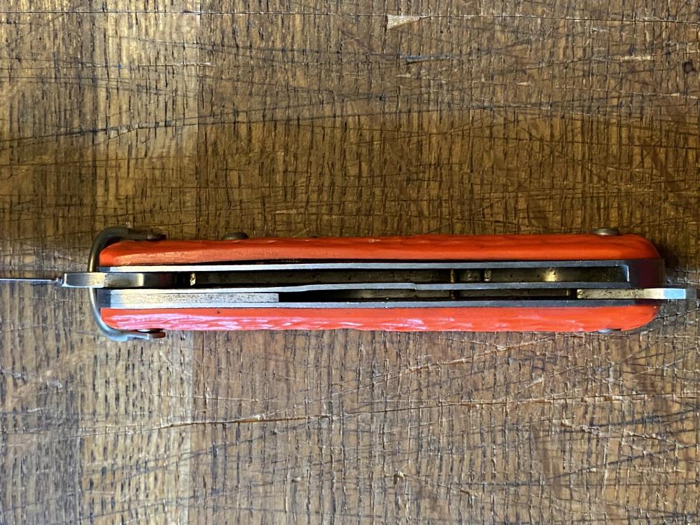 SCHRADE WALDEN NY USA MC1 US Military orange paratrooper switchblade ...
