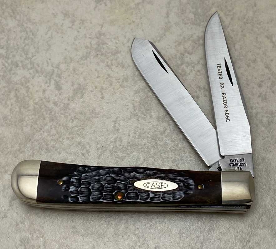 Case XX USA 6254 SSP Tested XX Razor Edge 1979 Bone Trapper Knife